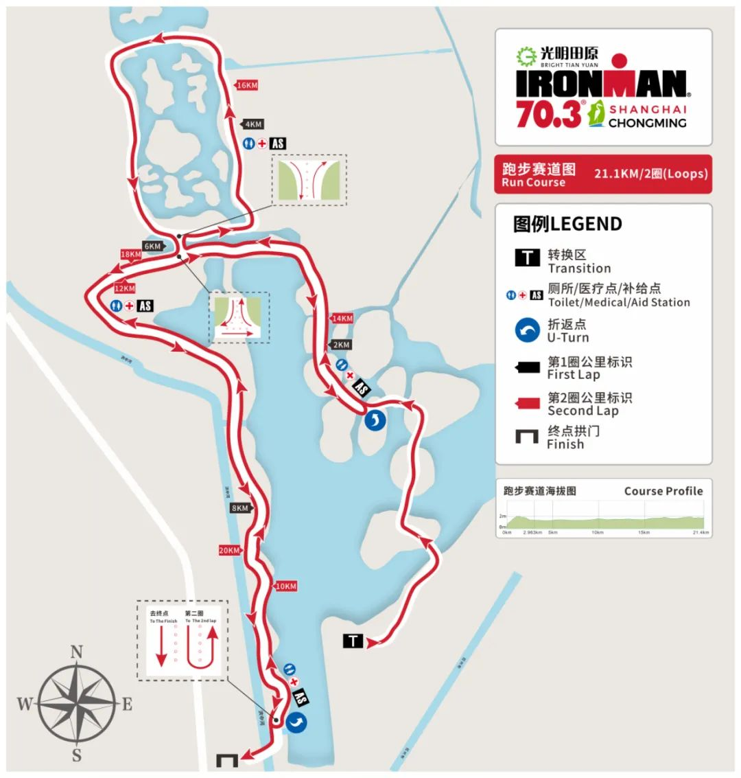 目标完赛！IRONMAN 70.3上海崇明站跑步赛道攻略- 上海市崇明区人民政府